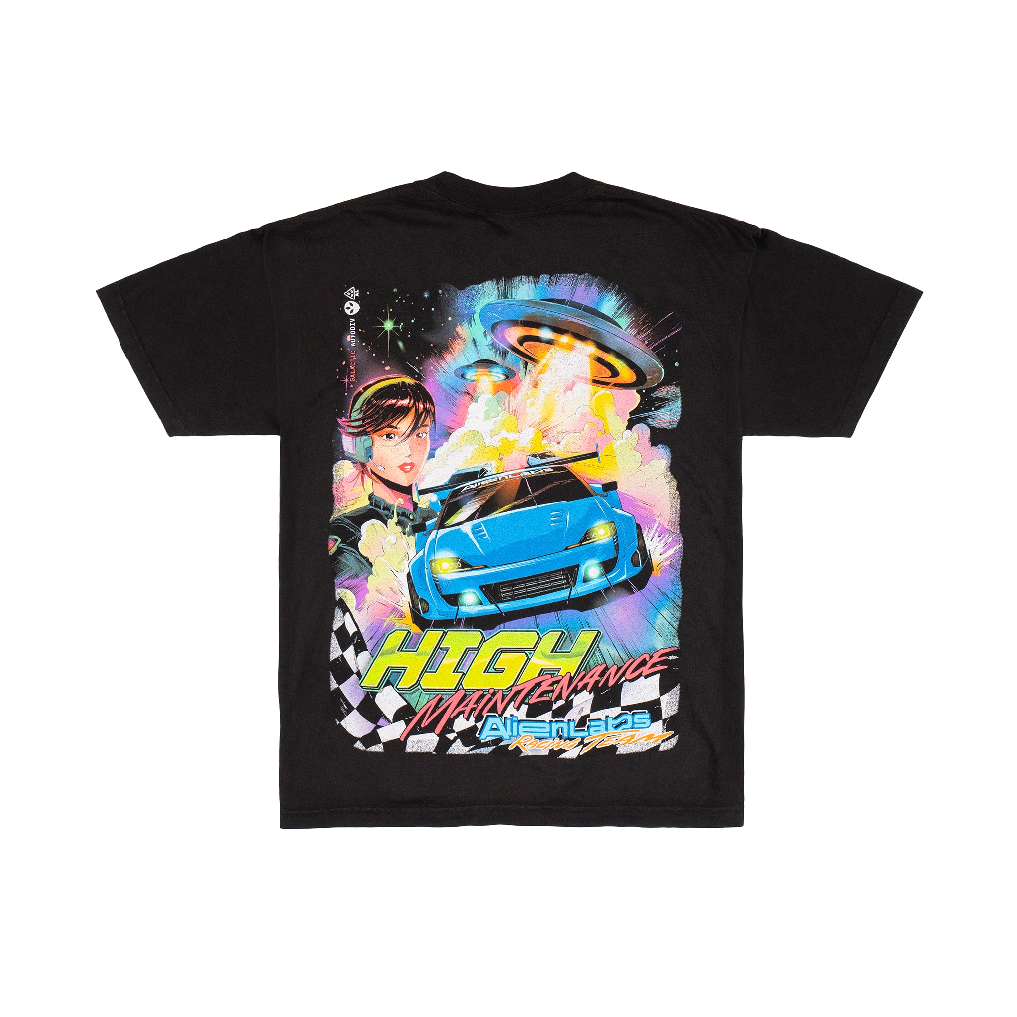 High Maintenance Racing T-Shirt (Black) – AlienLabs