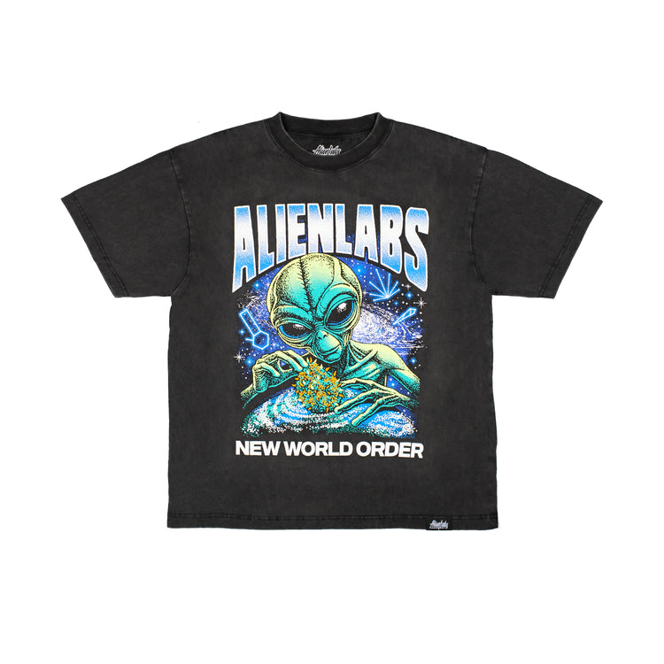 New World Order T-Shirt (Vintage Black) – AlienLabs