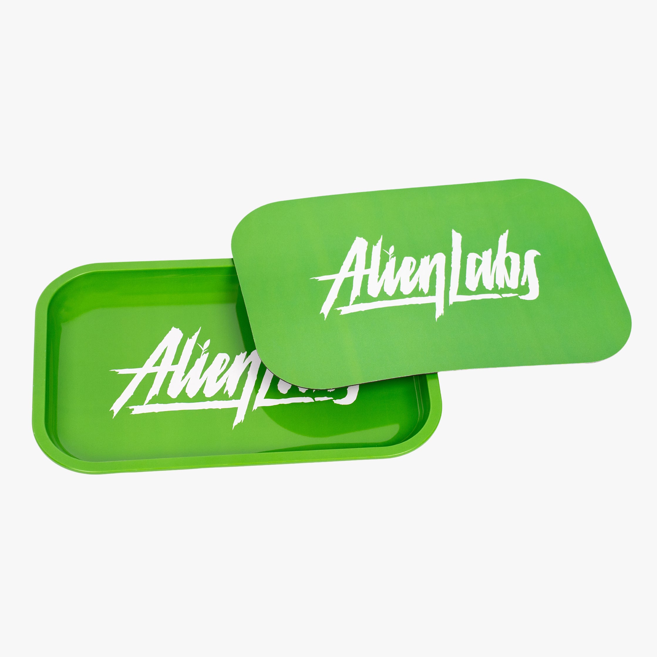 AlienLabs Logo Metal Rolling Tray (Green)