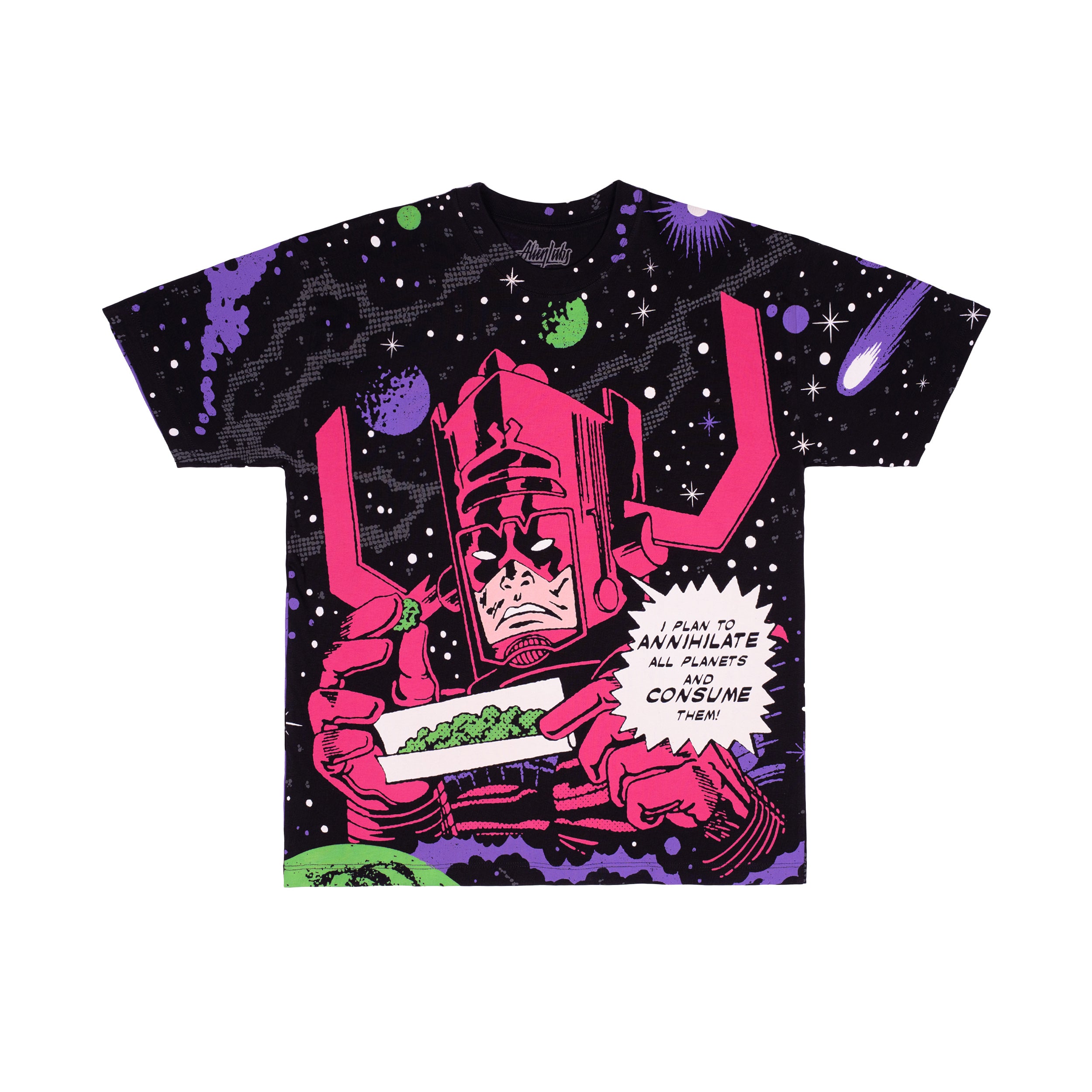 Galactic Roller T-Shirt (Black) – AlienLabs