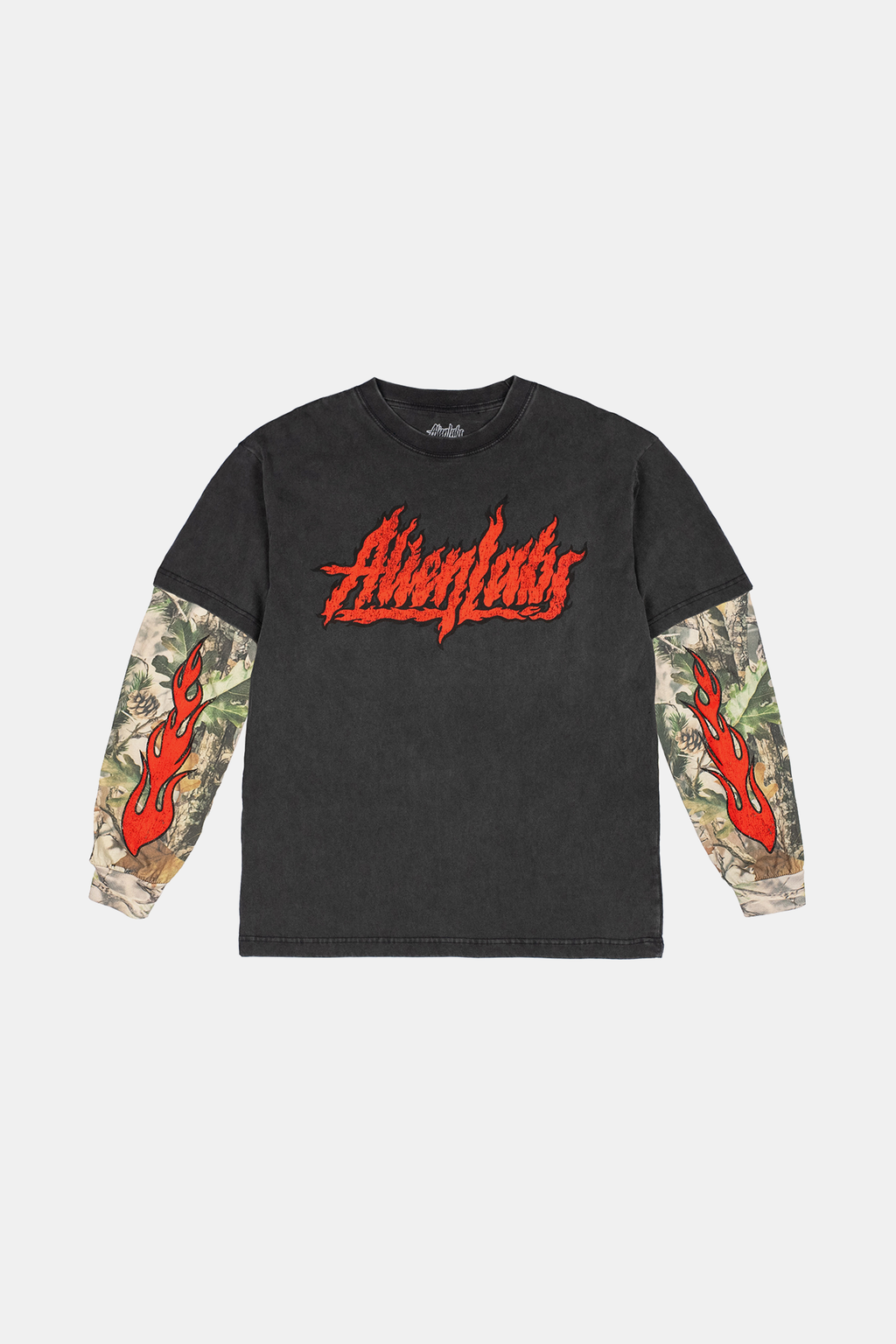 Last Ember Longsleeve Shirt (Black/Camo) – AlienLabs