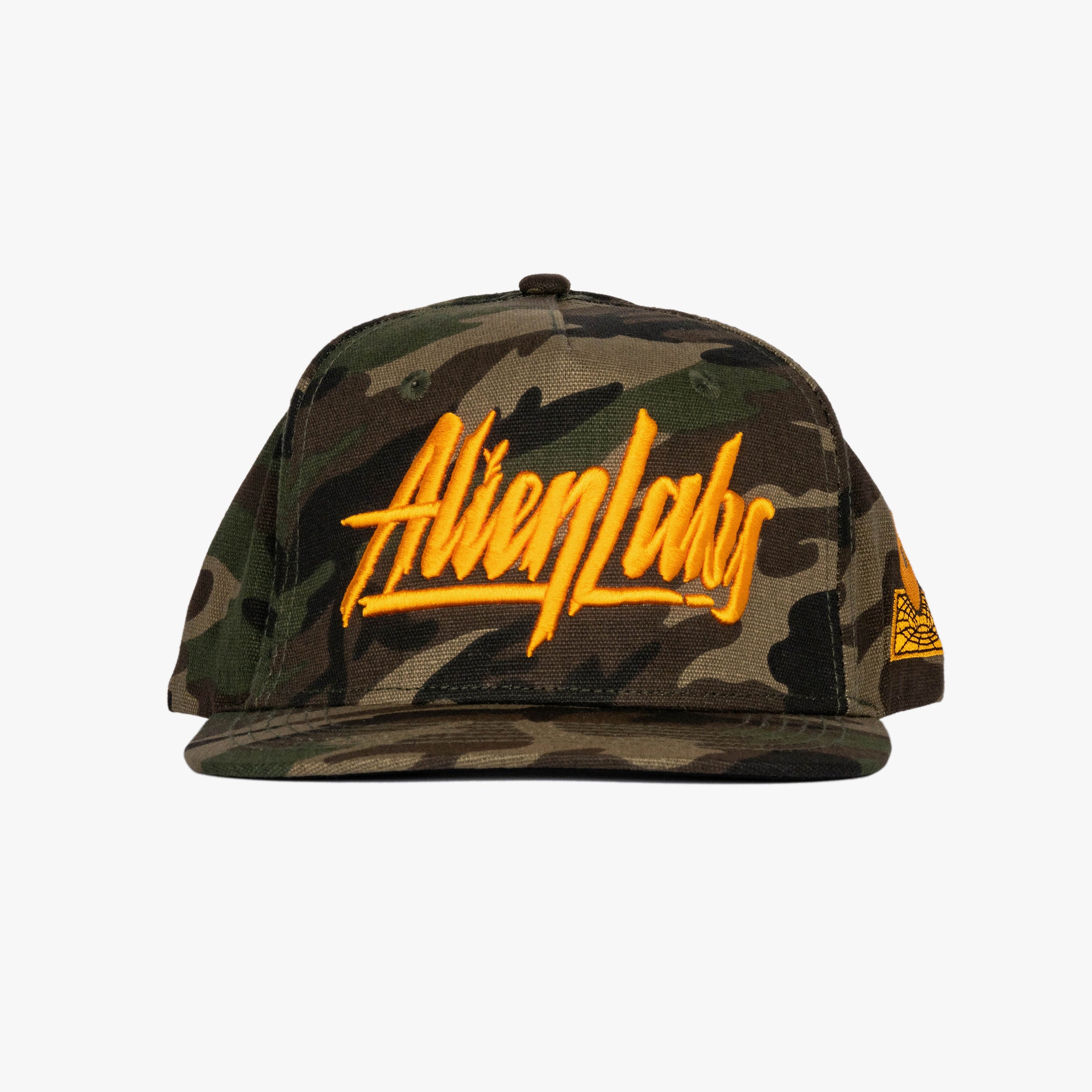 AL Authentic 5 Panel Hat (Camo/Orange) – AlienLabs